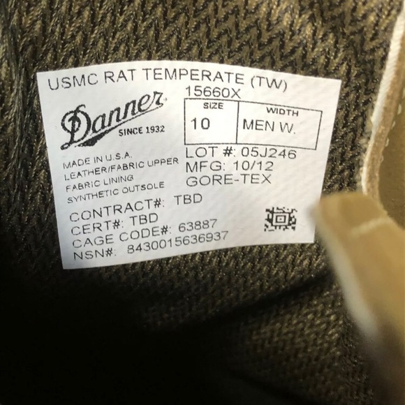 Danner | Other | Danner 566x Usmc Desert Rat Temperate Weather Military ...